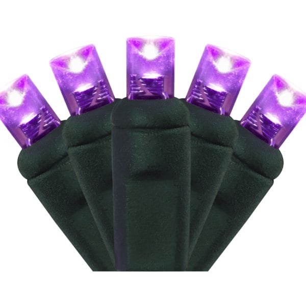 5mm 100 Light LED Purple Mini Light Strings