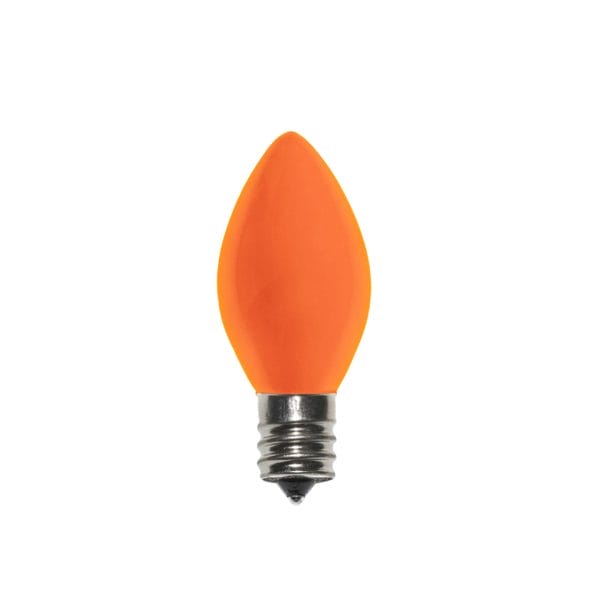 C7 Incandescent Ceramic Orange Bulbs