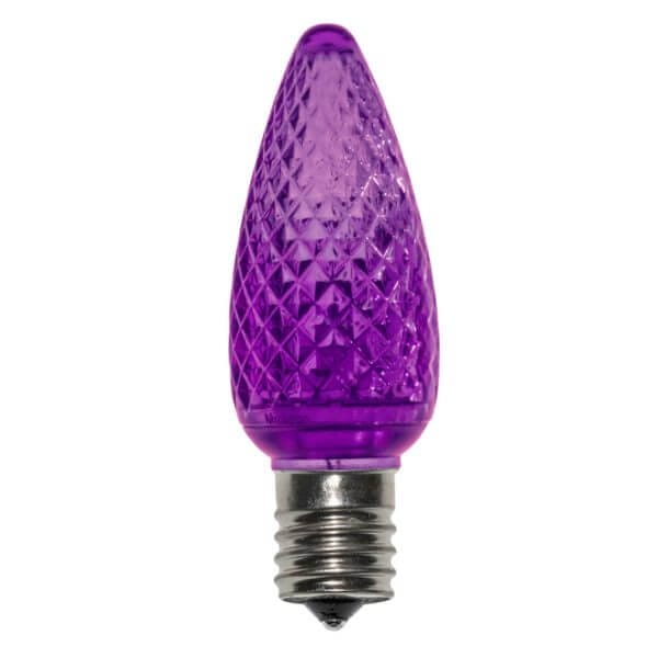 C9 SMD LED Purple Retrofit Bulbs - Creative Displays