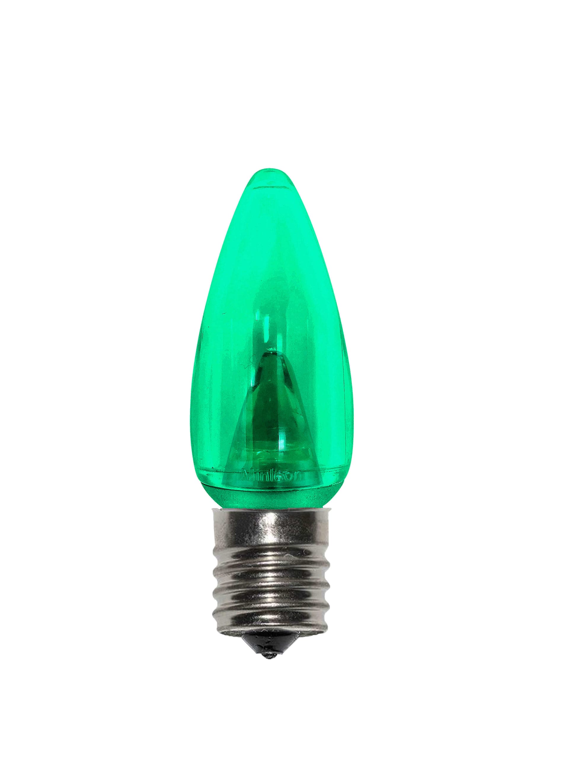 C9 SMD LED Green Retrofit Smooth Bulbs - Creative Displays
