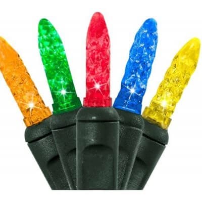 M5 100 LIGHT LED MULTI CHRISTMAS LIGHTS - Creative Displays
