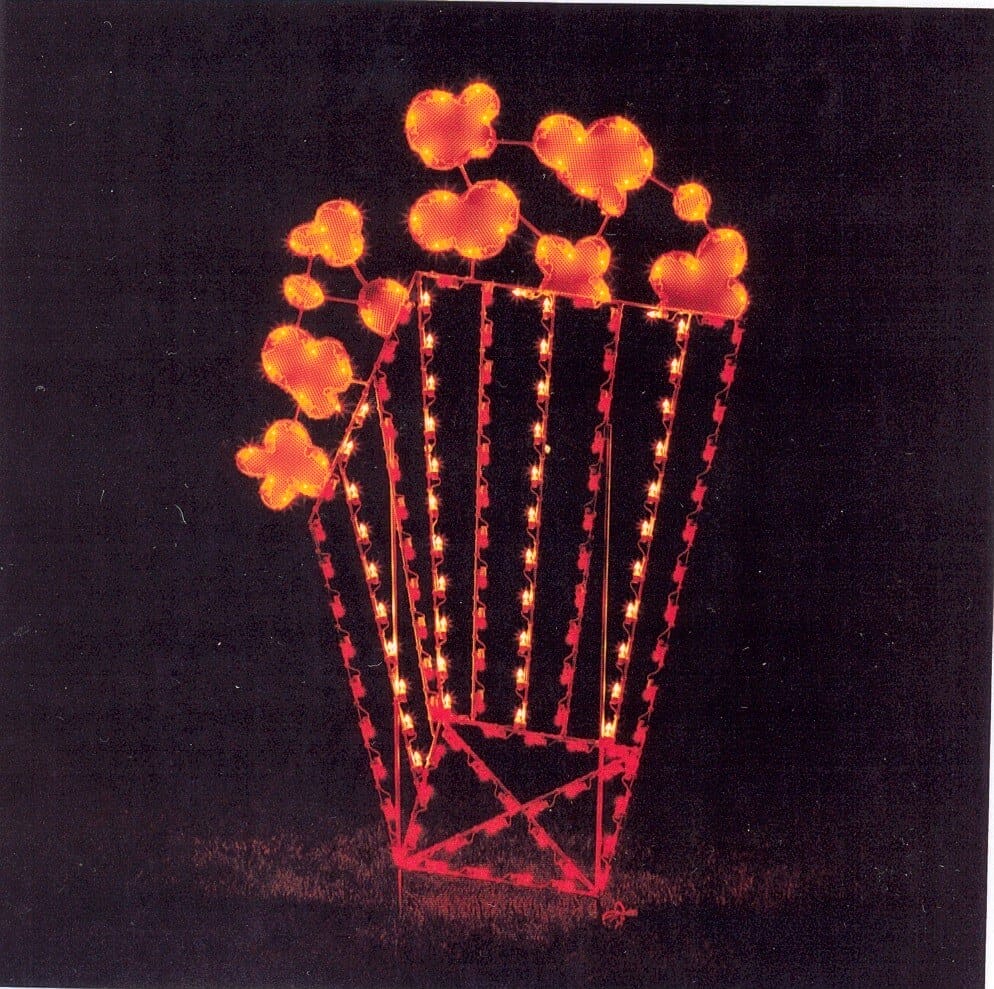 6' Popcorn Holiday Light Display - Creative Displays
