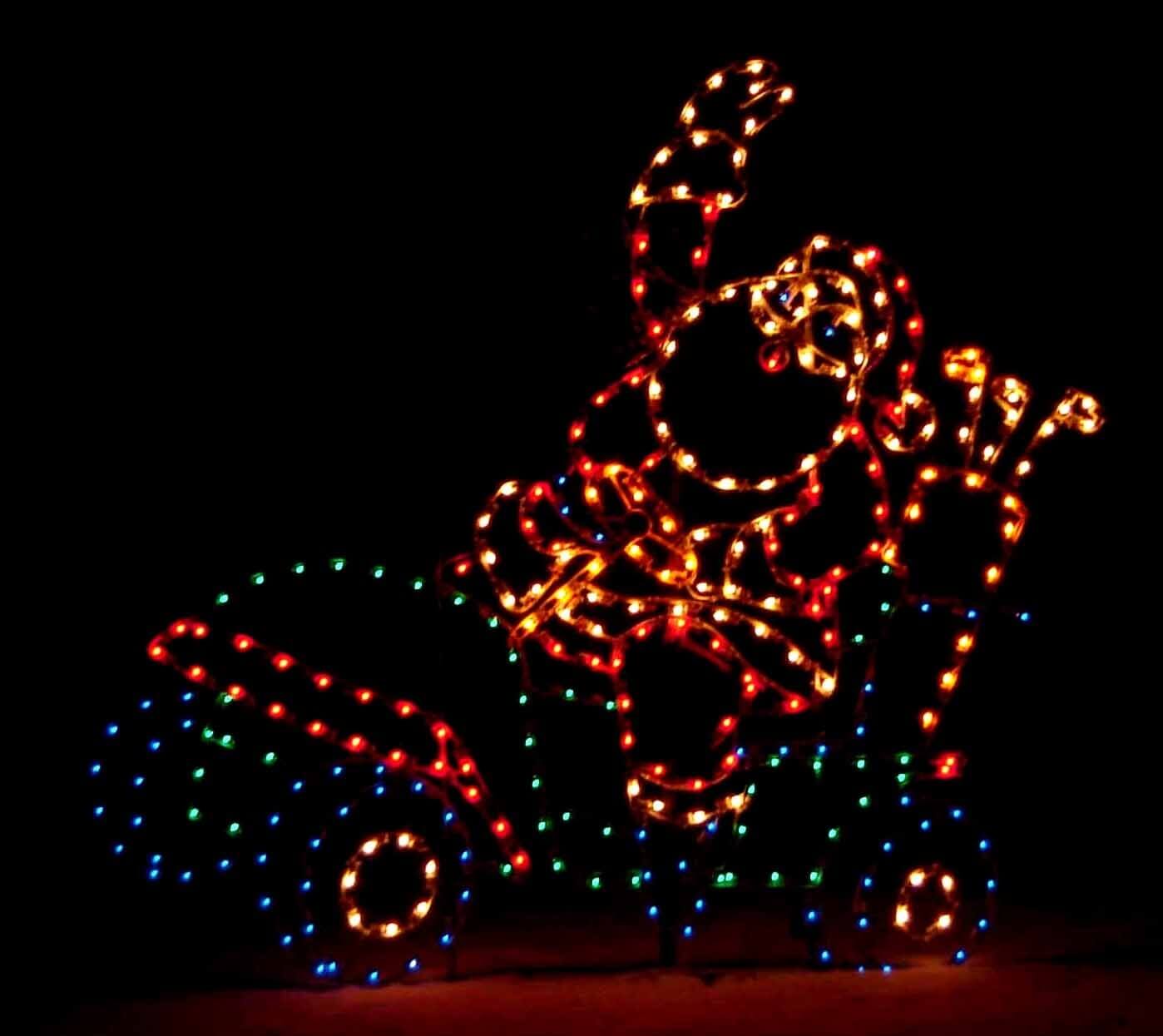 SANTA ON GOLF CART - Creative Displays