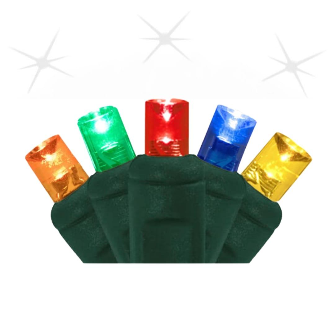 5MM 50 LIGHT LED MULTI STROBE LIGHT STRINGS