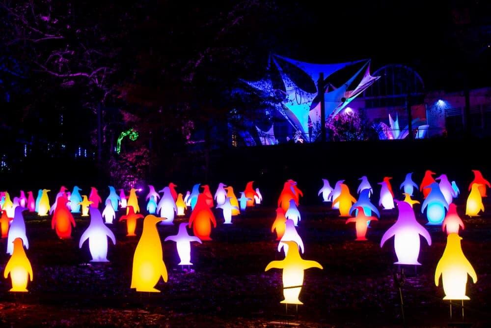 5' Penguin RGB Holiday Light Display - Creative Displays