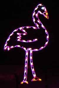 5' Flamingo Holiday Light Display - Creative Displays