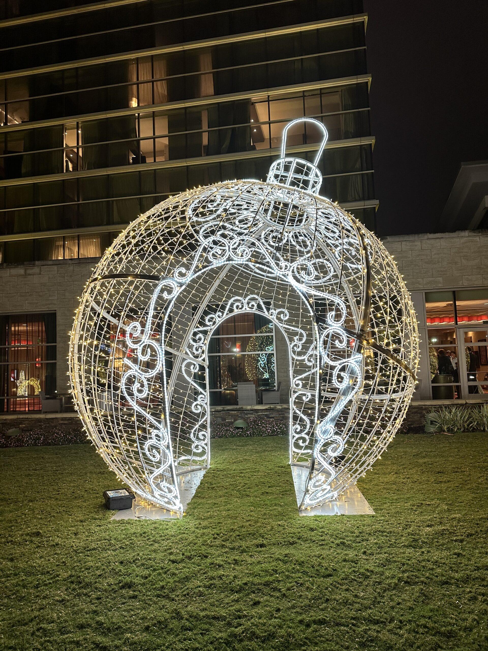 LED Bauble Walkthrough Ornament - Creative Displays