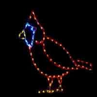 6' Cardinal Holiday Light Display - Creative Displays