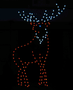 10' Elk Holiday Light Display - Creative Displays