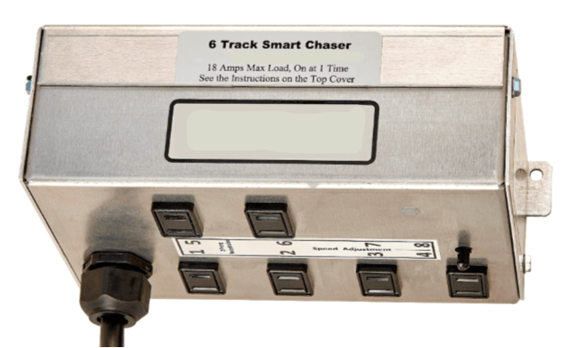 6 TRACK SMART CHASER LIGHT ANIMATION CONTROLLER