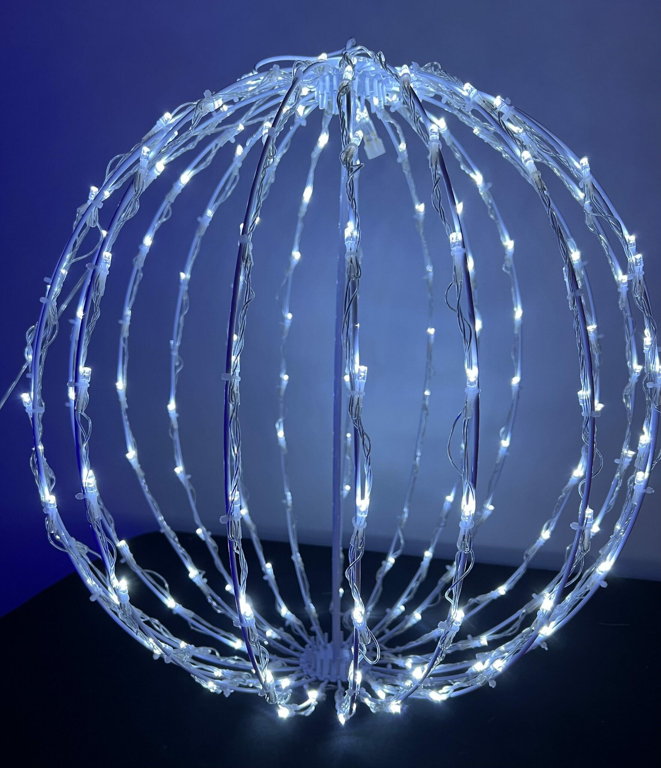 Cool White LED Light Sphere - Creative Displays