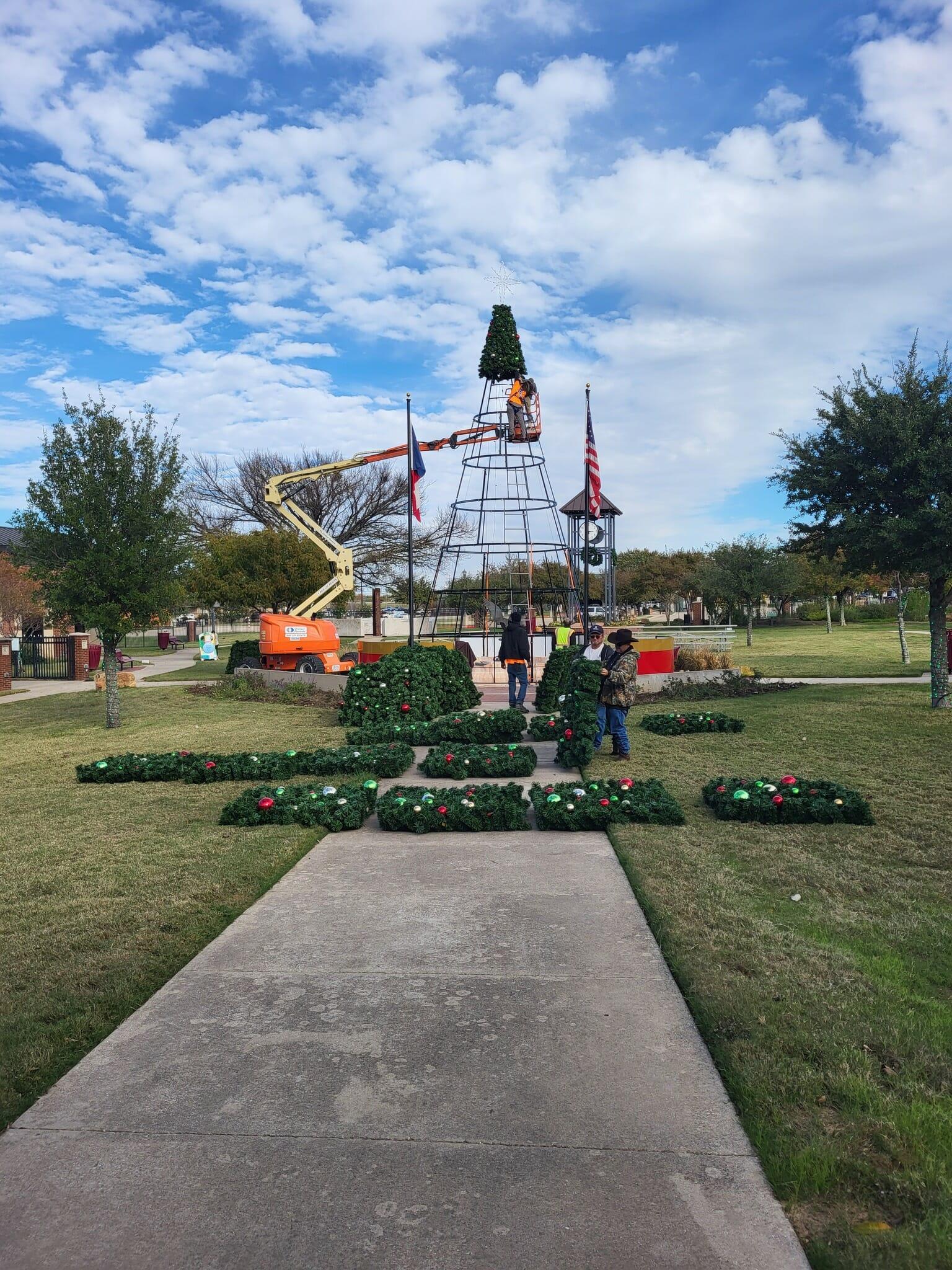 30 Ft. Panel Christmas Tree