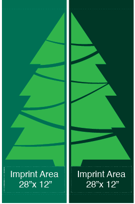 Modern Evergreen Tree Street Banner Set - Creative Displays