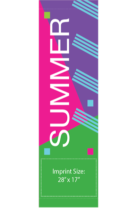 Bright Summer Colors Street Banner- Creative Displays
