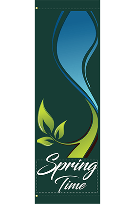 Spring Awakens Street Banner - Creative Displays