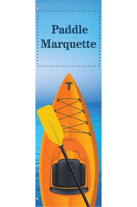 Kayak The Day Away Street Banner- Creative Displays