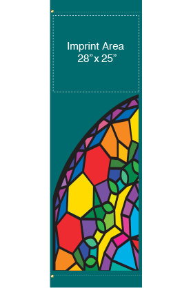 Bright Mosaic Welcome Street Banner- Creative Displays