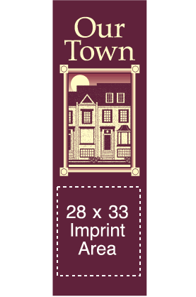 Our Town Framed Street Banner- Creative Displays