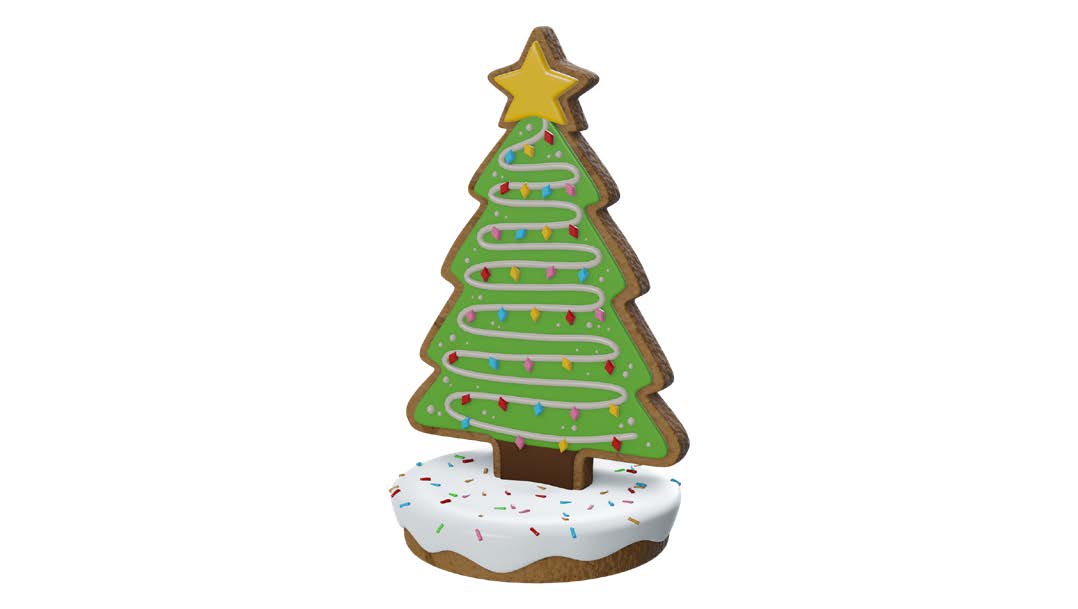 6.5' Christmas Tree Gingerbread - Creative Displays