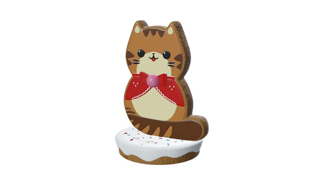 3.5' Gingerbread Kitten - Creative Displays