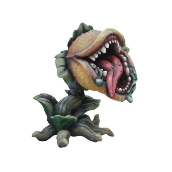 2' Carnivorous Plant Halloween Fiberglass Display - Creative Displays