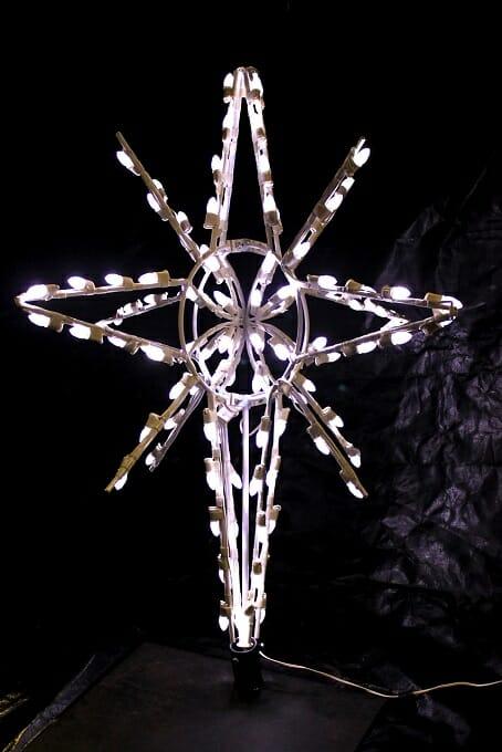 3' 3D Nativity Star LED Commercial Tree Topper