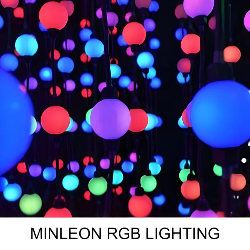Vibrant Commercial Minleon RGB Lighting | Creative Displays