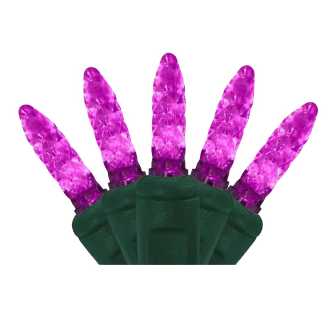 M5 50 Light LED Purple Christmas Lights - Creative Displays