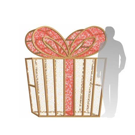 6' LED Commercial Christmas Box